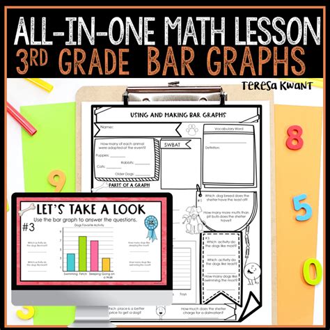3rd Grade Bar Graphs Math Lesson And Activities With Powerpoint Slides