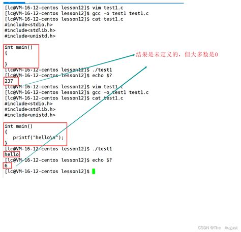 Linux 进程控制andand Exit Csdn博客