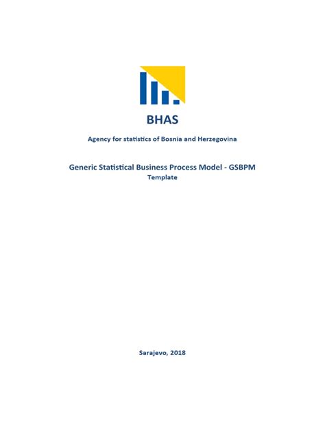 Template Of Gsbpm Eng Pdf Survey Methodology Statistics