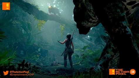 Lara Croft Blends In With The Trees Like Fatigues In New “shadow Of The