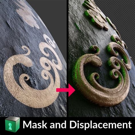 Combining Displacement Maps And Mix Shader Masks Blender Secrets