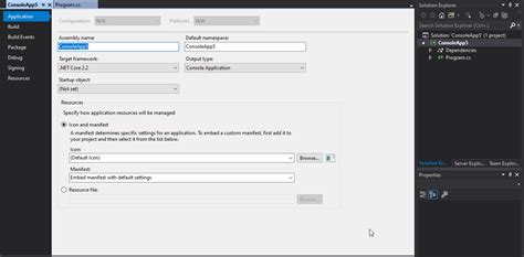 c where is the properties or assemblyinfo cs file folder stack overflow