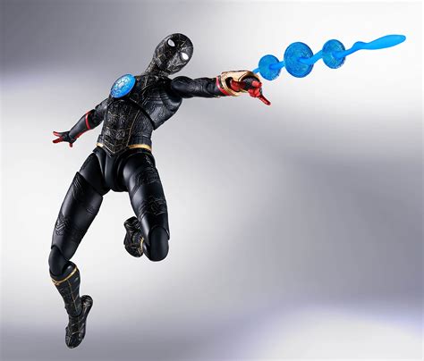 Tamashii Nations Spider Man No Way Home Spider Man Black And Gold