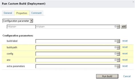Plugins Teamcity Drop Down List For Configuration Parameters Stack