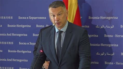 Изјава министер за безбедност на Босна и Херцеговина Ненад Нешиќ Youtube