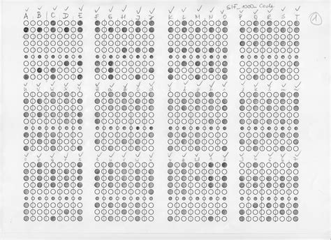 Robotron Schriften Die Robotron Lochstreifen Sif 1000 Code Teil 3 Die Codierungsschrift