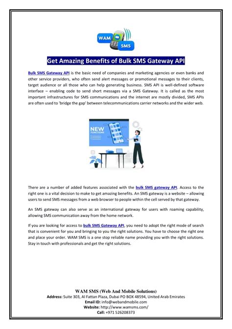 Ppt Get Amazing Benefits Of Bulk Sms Gateway Api Powerpoint Presentation Id11424431