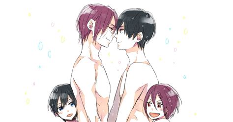 腐ree 【腐】りんはるちゃん ゆいのじのマンガ 凛遙 らくがき Free1000users入り Pixiv