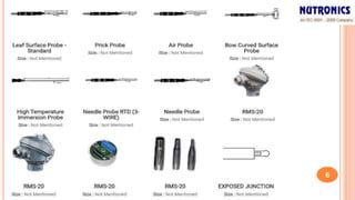 Sensors And Its Types PPTX Physics Science
