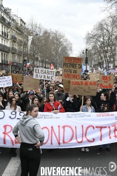 La Manifestation Contre La Reforme Des Retraites Paris 9e Journée De