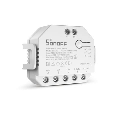 Sonoff Dual Lite R3 2 Gang WiFi Smart Relay EWelink Store