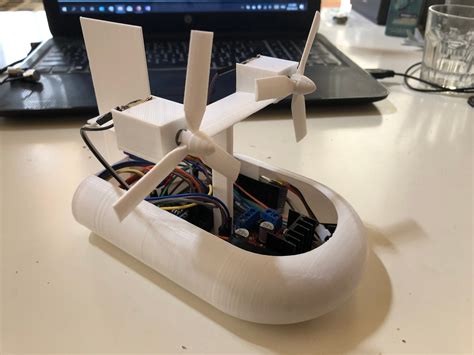 3d Printed Arduino Rc Airboat With Controller 6 Steps With Pictures