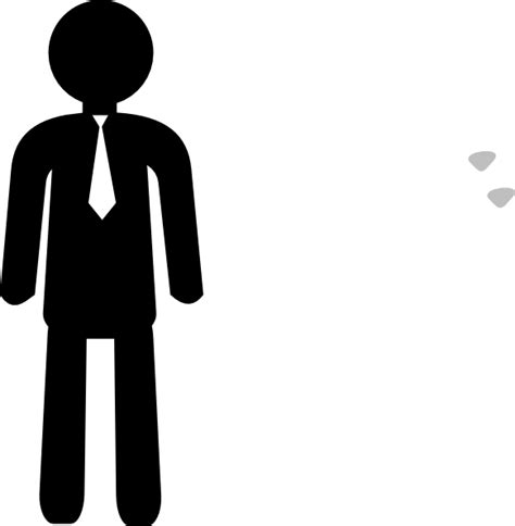 Employee With Necktie Clip Art At Vector Clip Art Online
