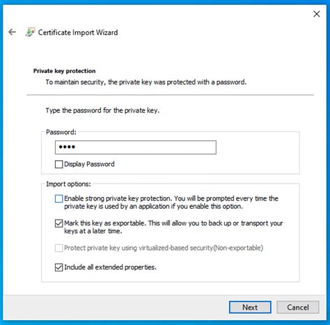 Openvpn Connect Import The Pkcs 12 Certificatekey Pair From A File