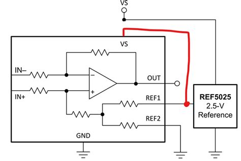 Ina241a Should Vs Be Connected To Precision Voltage Reference Amplifiers Forum Amplifiers