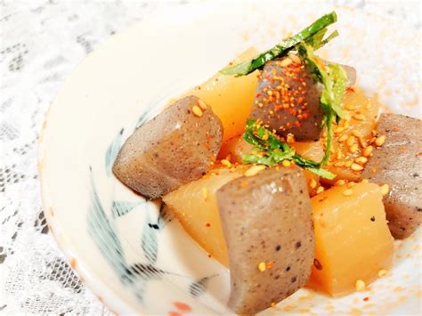 こんにゃくと大根の昆布出汁煮 Vegeness（ベジネス）日本最大のヴィーガン情報サイト