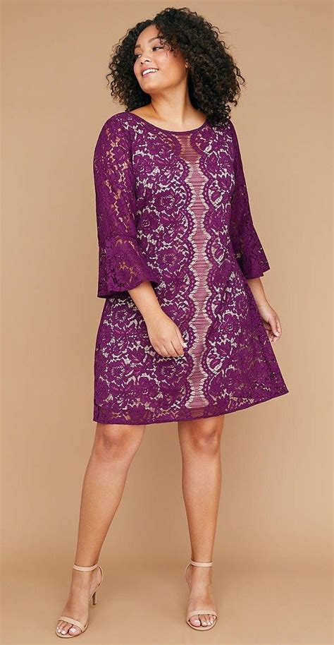 45 Plus Size Wedding Guest Dresses {with Sleeves} Lace Dress With