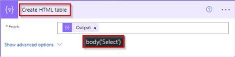 How To Create An Html Table In Power Automate