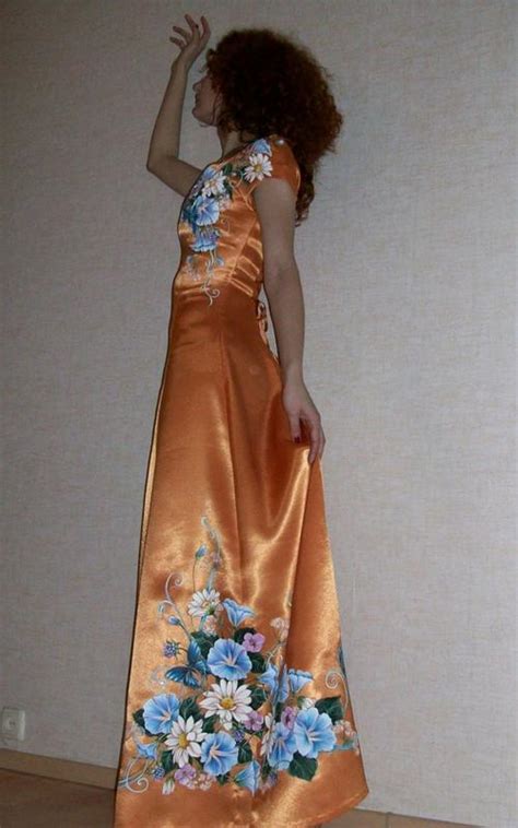 Ексклюзивне плаття з розписом — ціна 2000 грн у каталозі Вечірні сукні Купити жіночі речі за