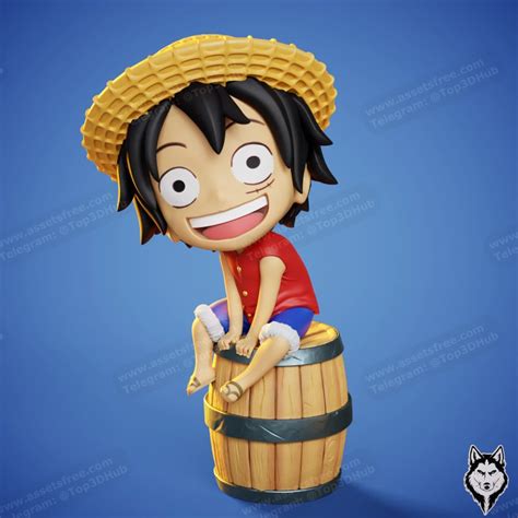 Luffy Chibi 3d Print Model Download Free