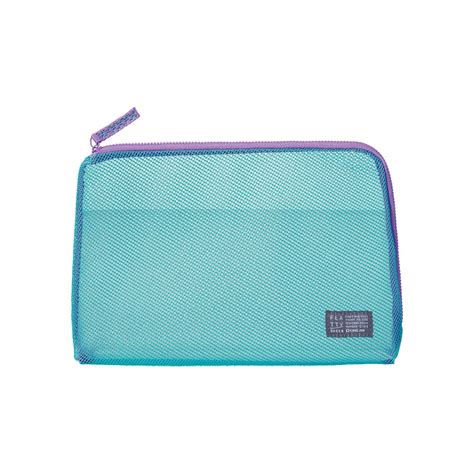 King Jim Flatty Sheer多功能網狀拉鍊袋 L 綠色 誠品線上