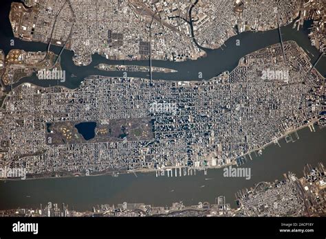 New York City From Space Iss Image New York City Photographed From
