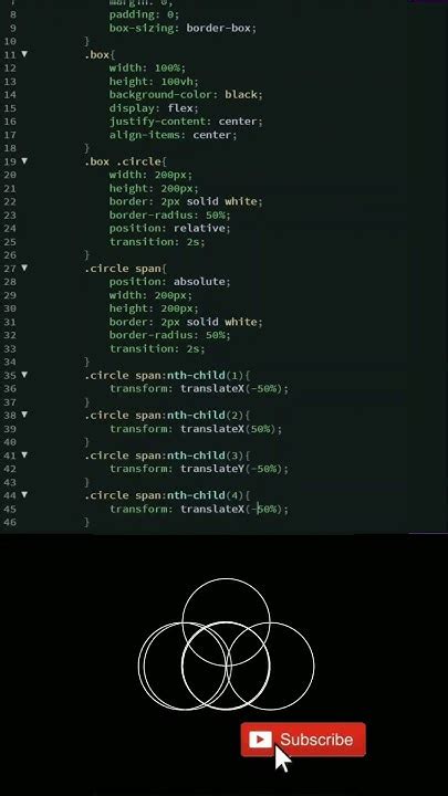 Css Circles Animation Html Css Animation Webdesign Website Youtube