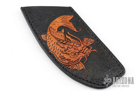 Mcarrow Leather Smf Sheath Yakuza Arizona Custom Knives