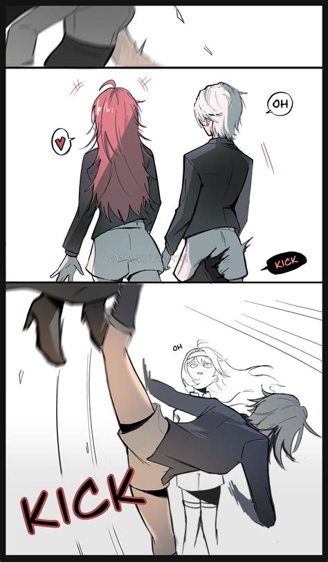 Arlecchino Clervie Peruere And Crucabena Genshin Impact Drawn By