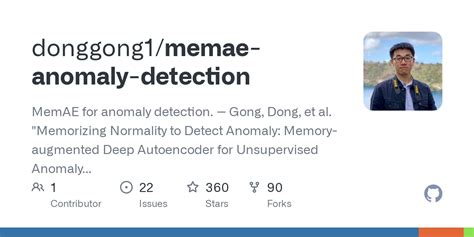 GitHub Donggong1 Memae Anomaly Detection MemAE For Anomaly Detection