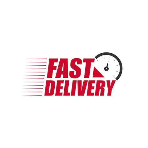 Premium Vector Fast Delivery Vector Icon With A Watch Or Timer Icon Fast Delivery Express And