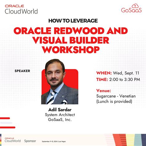 Gosaas Inc On Linkedin Oraclecloudworld Gosaas Oracleredwood
