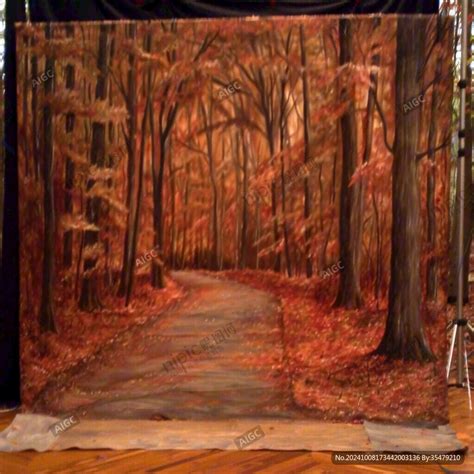 AI创作图秋天 落叶 树林 小路 风景 自然 美景 油画 艺术 创作 写实 光影 色彩 暖色调 宁静 诗意 意境 静谧 温暖 秋色 秋景 户外