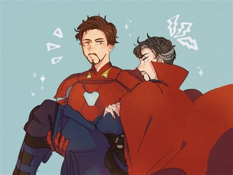Pin By Momonga06 On Tony Stark X Doctor Strange Ironstrange Loki