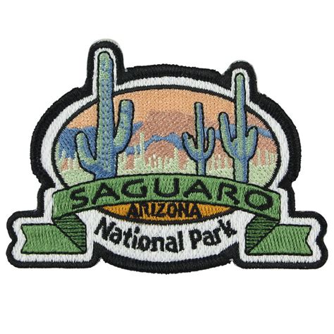 Saguaro Np Landscape Banner Patch Wnp Shop Our Parks