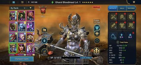 Gharol Build Rraidshadowlegends