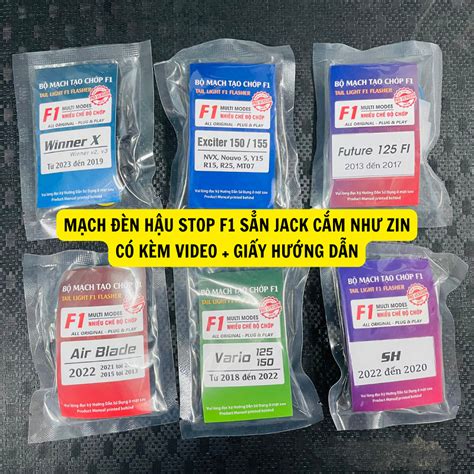 Mạch Đèn Hậu Stop F1 Nhiều Chế Độ Xe Exciter 150 155 NVX R15 Nou 5 AB