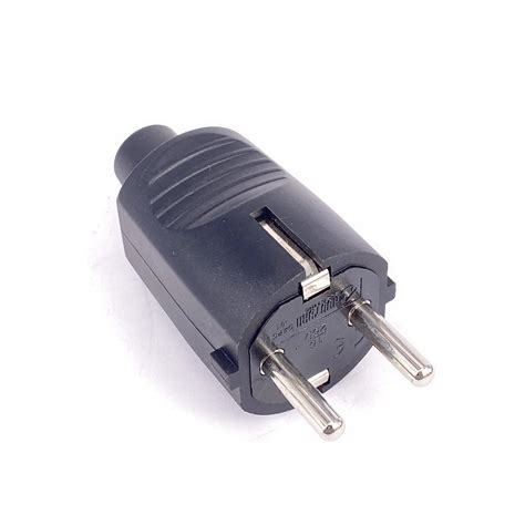 Generic Euro German Standard Extension Cord Connection Plug Male Female Butt Eu Plug Socket A