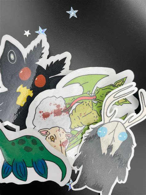 Chibi Cryptid Stickers Etsy