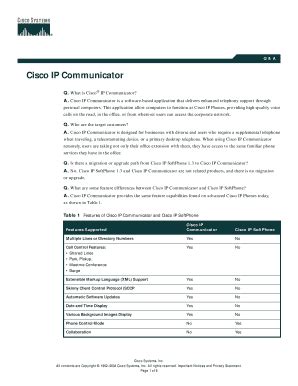 Fillable Online What Is Cisco IP Communicator Fax Email Print PdfFiller