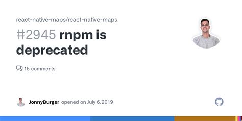 Rnpm Is Deprecated · Issue 2945 · React Native Mapsreact Native Maps