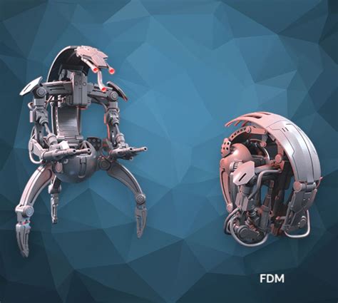 Droideka 3d Model Print Files Droideka Stl Model Miniature1 Etsy