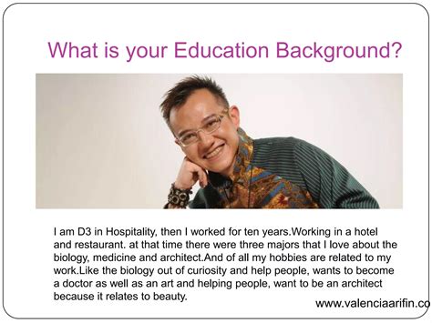 Inspiring Role Model Erwin Yap Ppt
