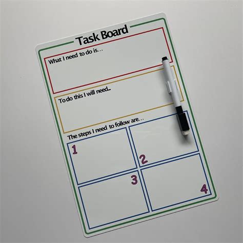 Send Printable Task Board Mean Business
