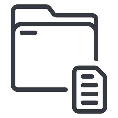 Folder File Directory Document Data Paper Icon Download On