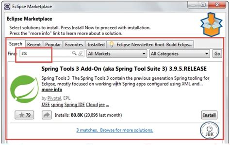 Jbk Tutorials Eclipse Plugin For Spring Boot
