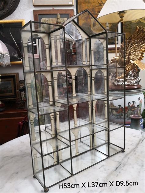 Vintage Glass Show Case Display Rack Furniture And Home Living Home