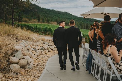 50th Parallel Estate Winery Wedding Kai And Spencer