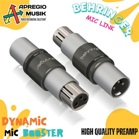 Jual Behringer Mic Link Compact Dynamic Microphone Mic Booster High