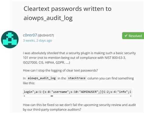 Facepalm A Wordpress Security Plugin With 1m Installs Saved Passwords